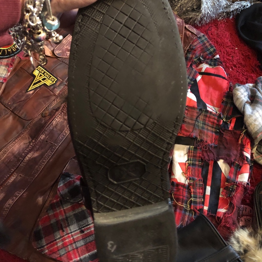 Men’s Al Leather Biker/Punk Rock Boot - Gem